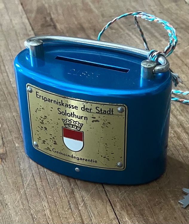 KÄSSELI MIT SCHLÜSSEL !! ERSPARNISKASSE DER STADT SOLOTHURN (Gebraucht ...