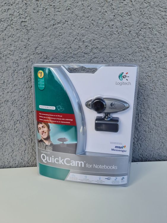 Logitech QuickCam Notebook USB 1.3MP VGA Webcam sealed 2005 (Neu und ...