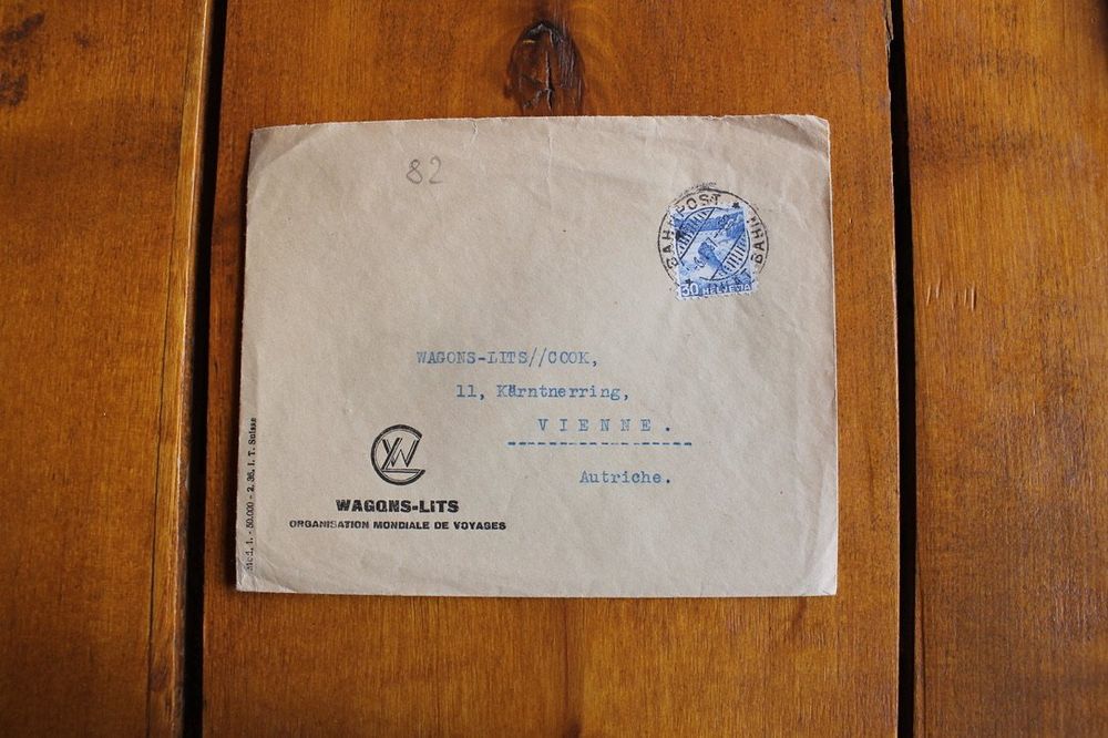 1937 Bahnpost Rhät.-Bahn, O Wagons-Lits//Cook, St.Moritz (Gebraucht) in ...