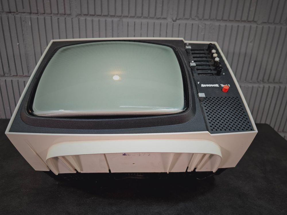1972 TV Autovox Tesi 1 Italy Portable Röhrenfernseher defekt (Defekt ...