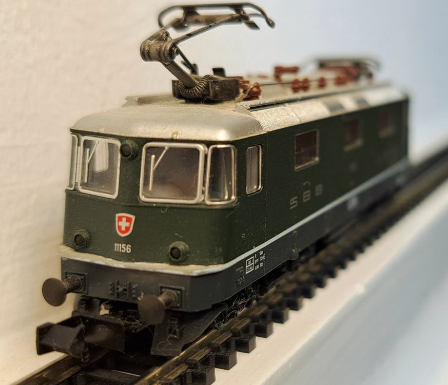 Re 4/4 II mit Faulhabermotor ausgerüst, Spur N, Fleischmann | Kaufen auf Ricardo