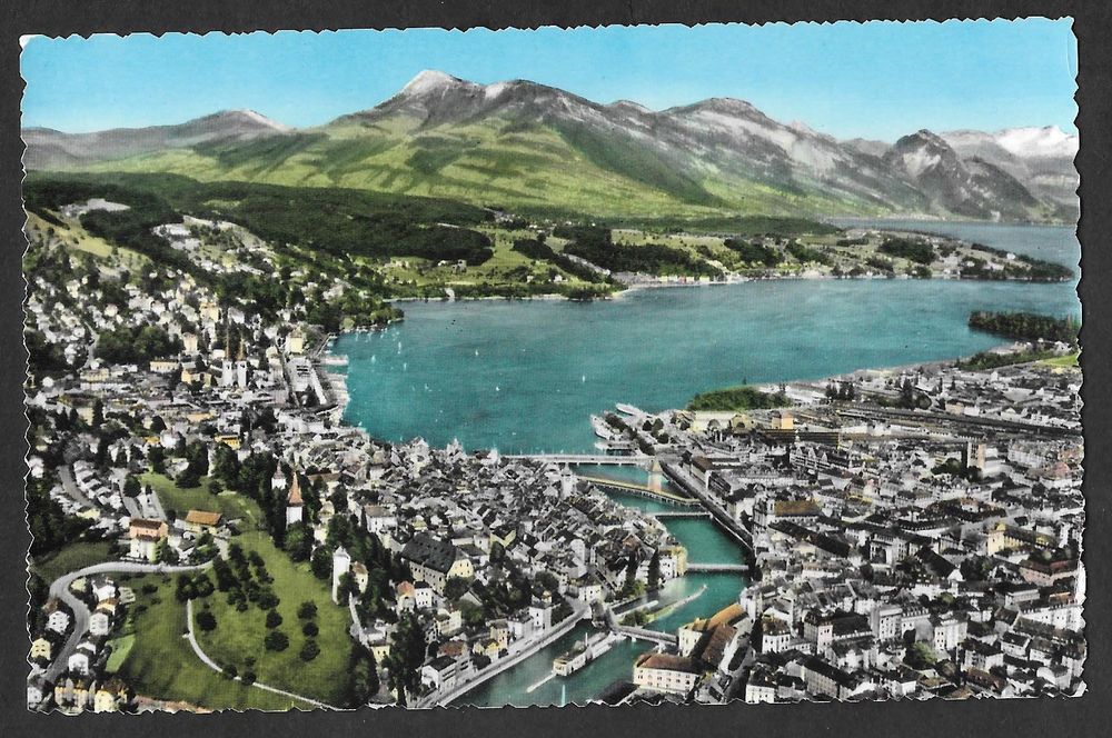 Luzern mit Rigi Flugaufnahme P. Zaugg Solothurn (Gebraucht) in Olten ...