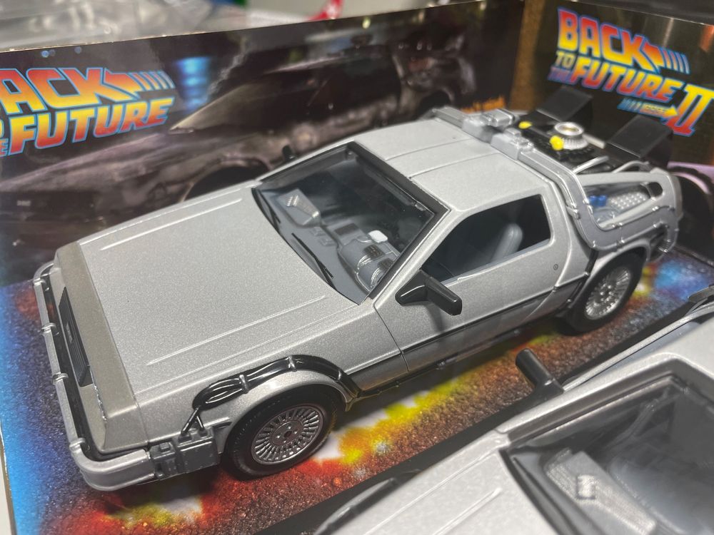 Back to the Future De Lorean Trilogy Pack 1/24 Metall (Neu und ...