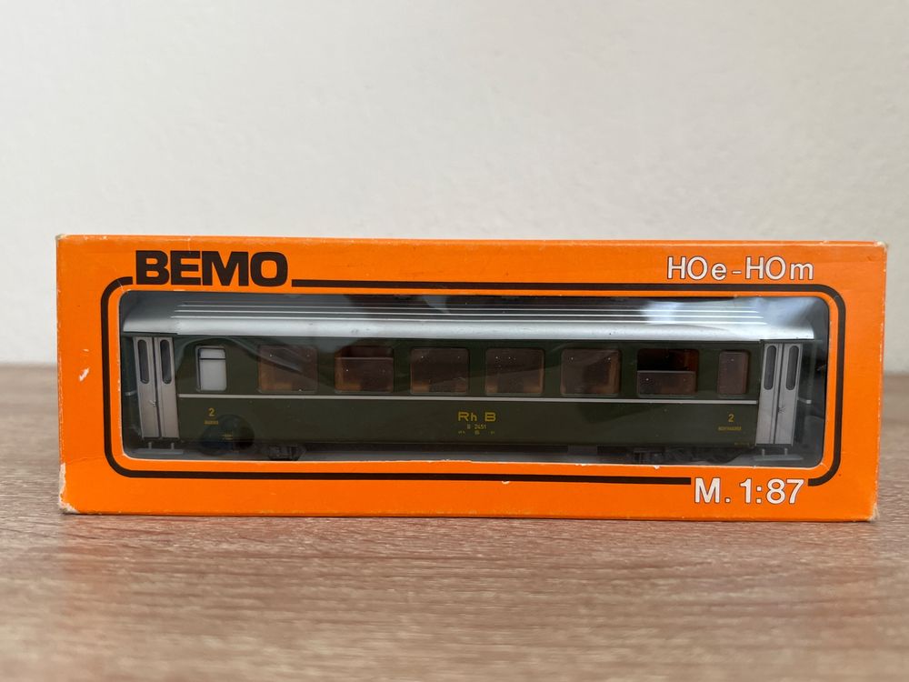 Bemo 3255 2451 Personenwagen Rhb H0m (1) (D'occasion) à St-Aubin-Sauges ...