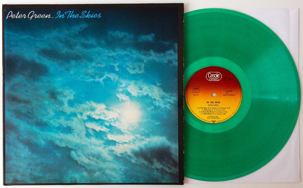 Vinyl (grün) / LP Album « Peter Green - In the Skies » 1979 (Gebraucht ...