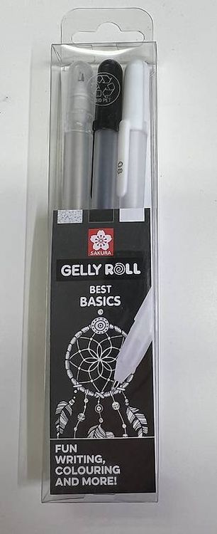 Jelly Roll Gelstifte Set Glanz, Schwarz, Weiss | Kaufen auf Ricardo