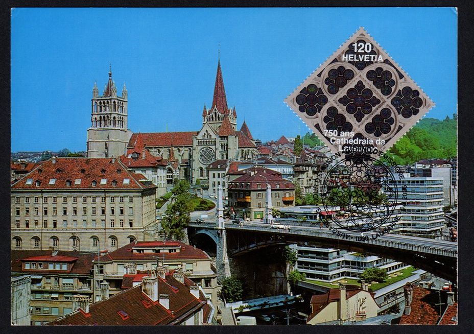 Vintage Maximumkarte Kathedrale Lausanne (Neu (gemäss Beschreibung)) in Dottikon für CHF 4.5 ...