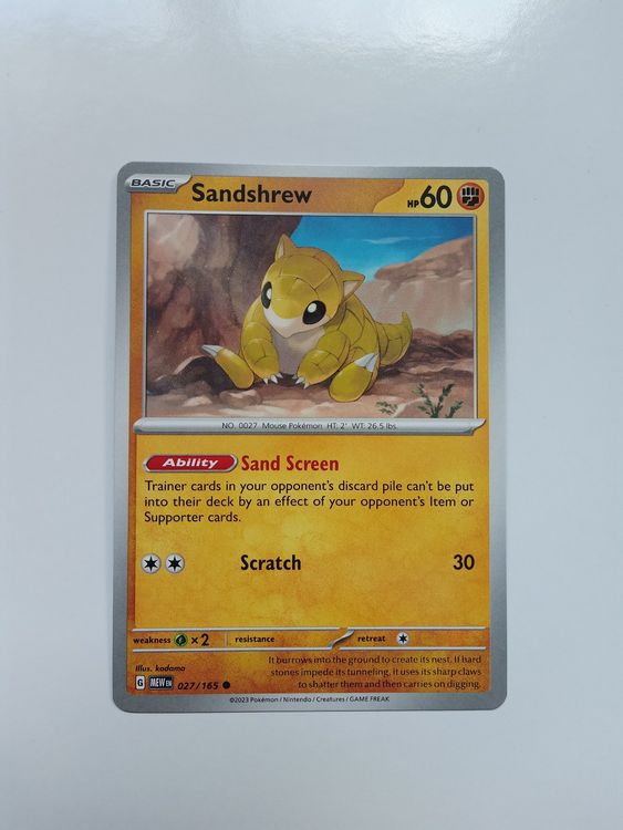 Sandshrew Sandan - Pokemon 151 Mew (Gebraucht) in Altstätten SG für CHF ...