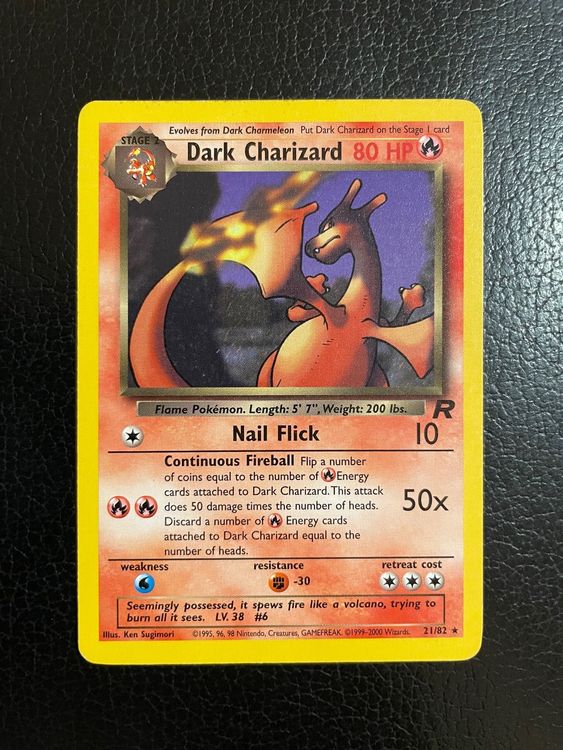 Team Rocket Charizard rare 21/82 Ab 1 (Gebraucht) in Paradiso für CHF ...