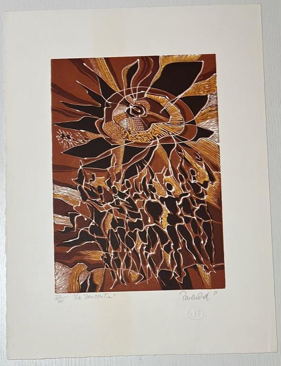 Lithografie handsigniert Jacques Perrenoud (ID b3888) (Gebraucht) in ...