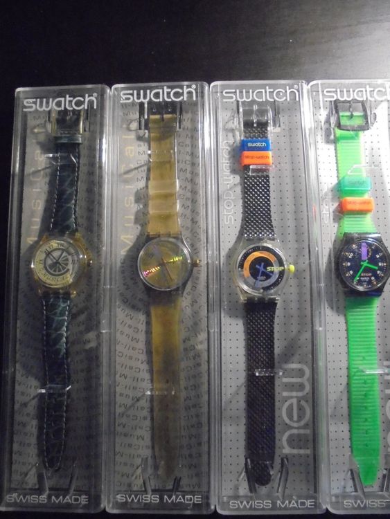 2x Swatch Musical + 2x Swatch StopWatch | Acheter sur Ricardo