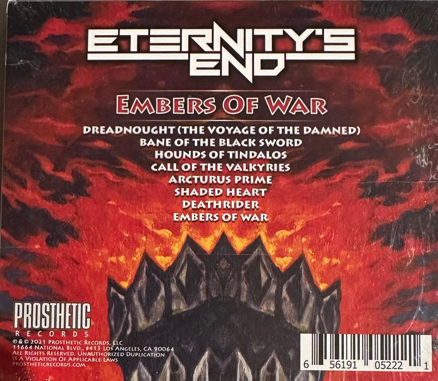 Eternity‘s End - Embers of war (Neu und originalverpackt) in Toffen für ...