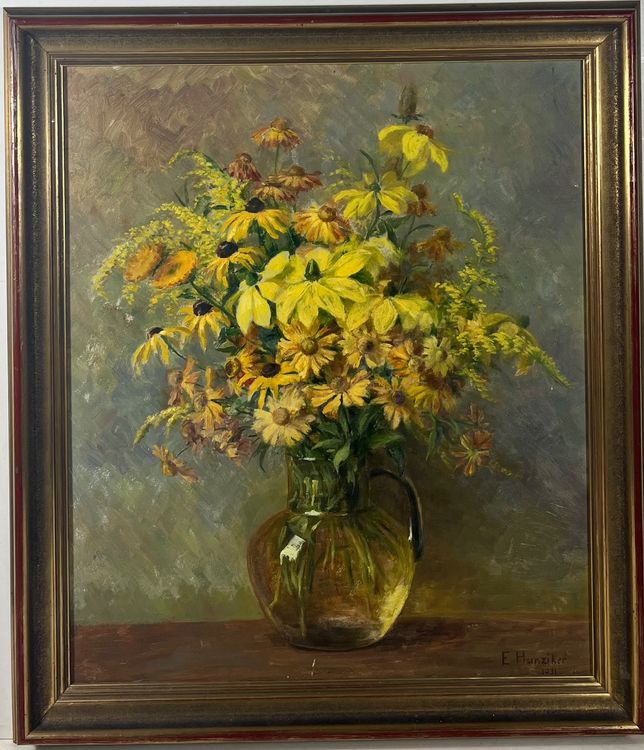 30. er Jahre Stilleben Ölgemälde, Signiert : E. Hunziker (Gebraucht) in ...