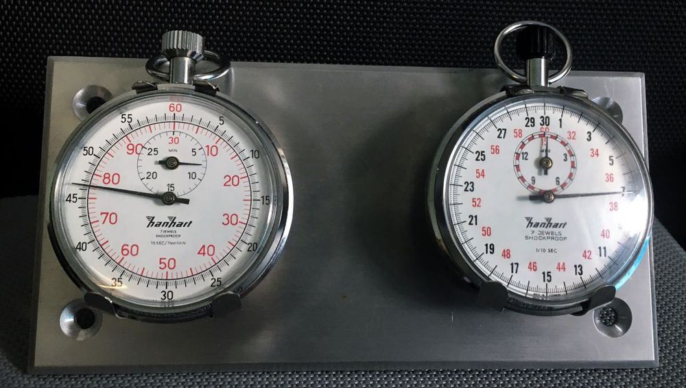 Hanhart Rally Timer Cockpit Stoppuhr Set | Kaufen auf Ricardo