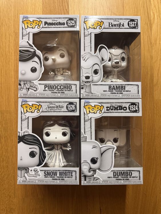 Funko Pop 4 Stk. Disney schwarz/weiss (Gebraucht) in Wabern für CHF 40 ...