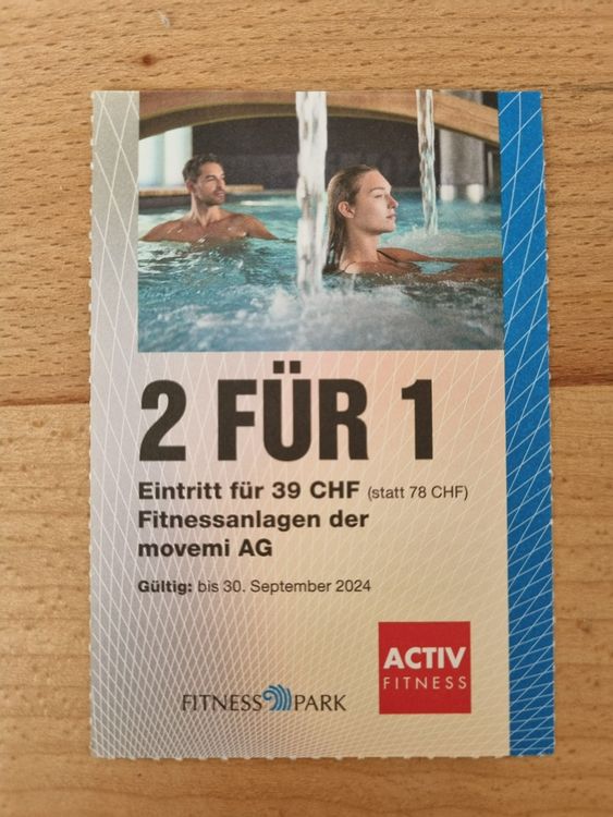 SPA, 2 für 1 Gutschein in die Fitnessparks Luzern / Zug (Neu (gemäss ...