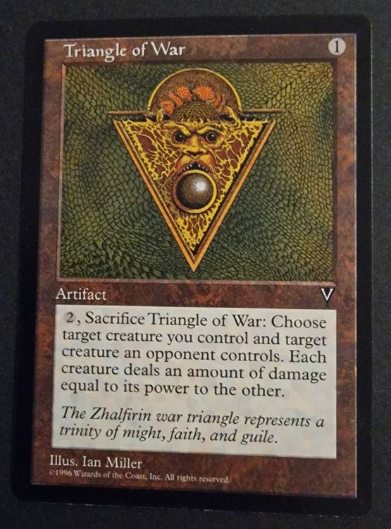 Triangle of War, Magic the Gathering (Gebraucht) in Hochdorf für CHF 1. ...