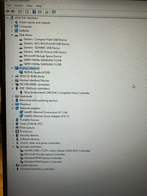 Dell Precision 5810 (XEON, 32GB Ram, 2x 512GB NVME) (Gebraucht) in ...