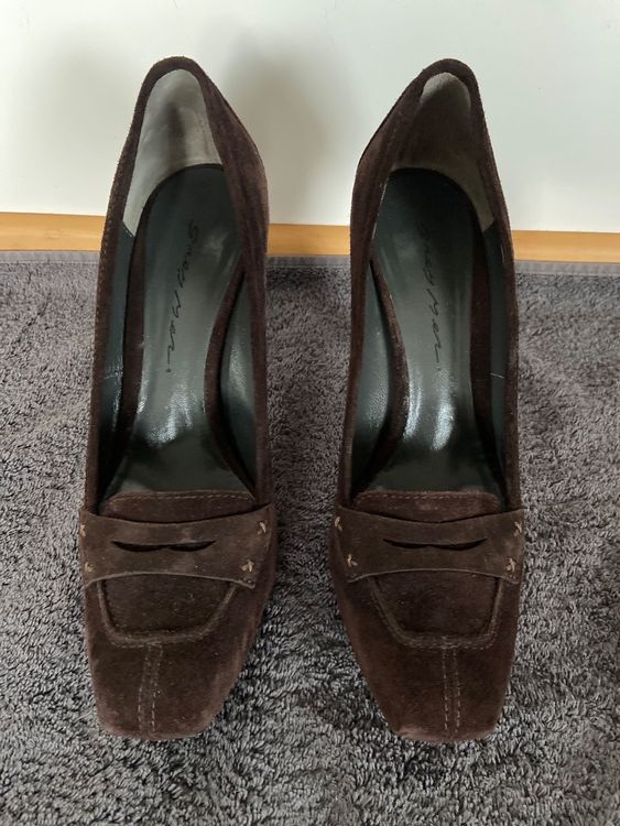 Wildleder braune Pumps Gr 37 wie neu | Kaufen auf Ricardo