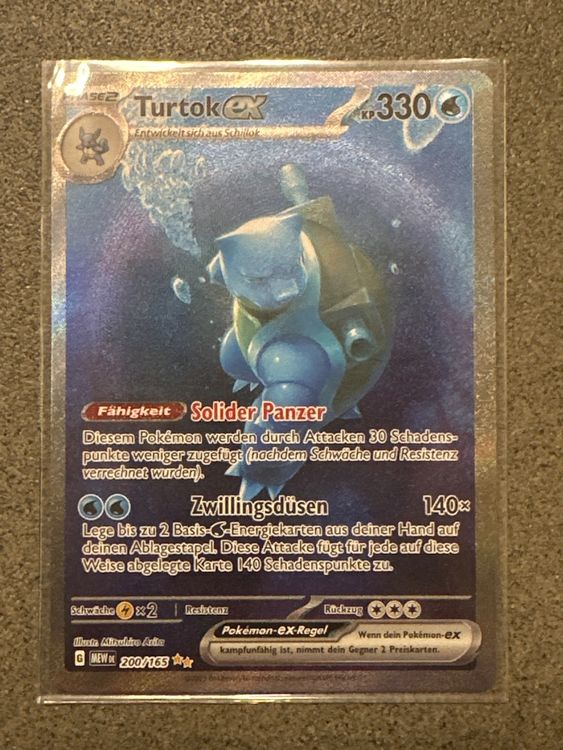 Turtok Ex Mew 151 Set Deutsch Pokemon Karten (Neu (gemäss Beschreibung ...