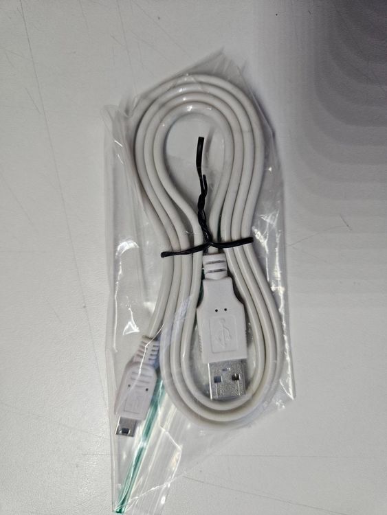 USB 2.0 - Kabel USB-A auf USB 2.0 Mini-B, 1 Meter lang weiss | Kaufen ...