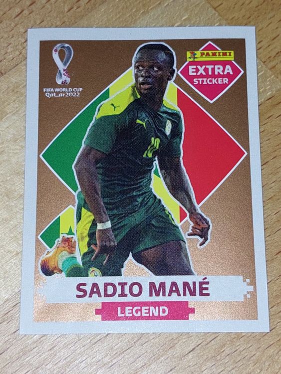 PANINI WM 2022 Extra Sticker Bronze SADIO MANÉ Legend (Neu und originalverpackt) in Gossau ZH ...
