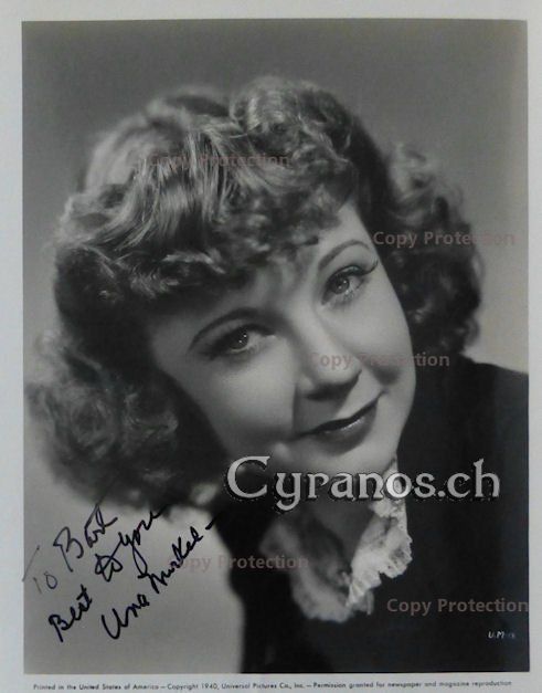 Una Merkel (1903-1986) Schauspielerin - Autogramm (Gebraucht) in ...