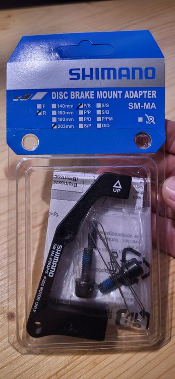 Shimano Disk Brake Mount Adapter (Neu und originalverpackt) in ...