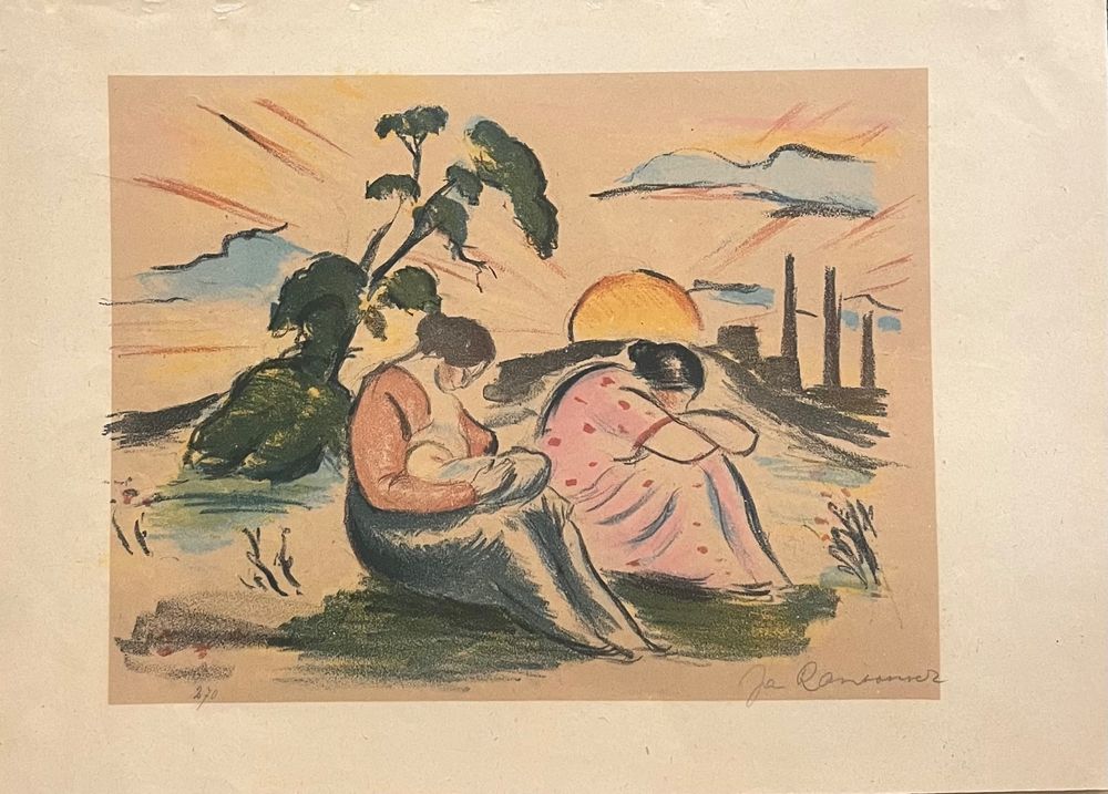 Jan Rambousek (1895-1976) Lithographie, Handsigniert | Kaufen auf Ricardo
