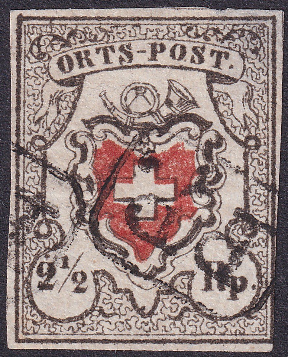 ORTS POST, 13I (T.19) +Attest +seltene Entwertung, K: 2300.- (Gebraucht ...