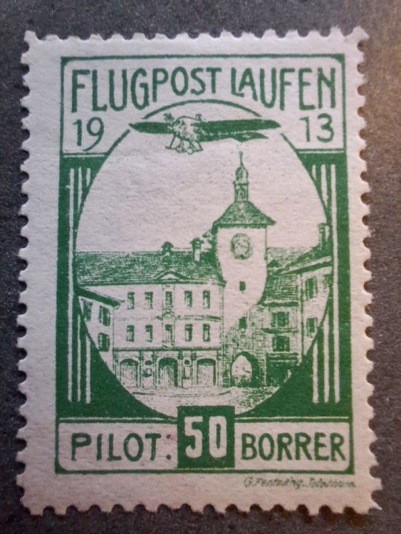 Flugpost Vorläufer VII Laufen * Kat. 550.- (Gebraucht) in Balgach für CHF 200 – mit Lieferung ...