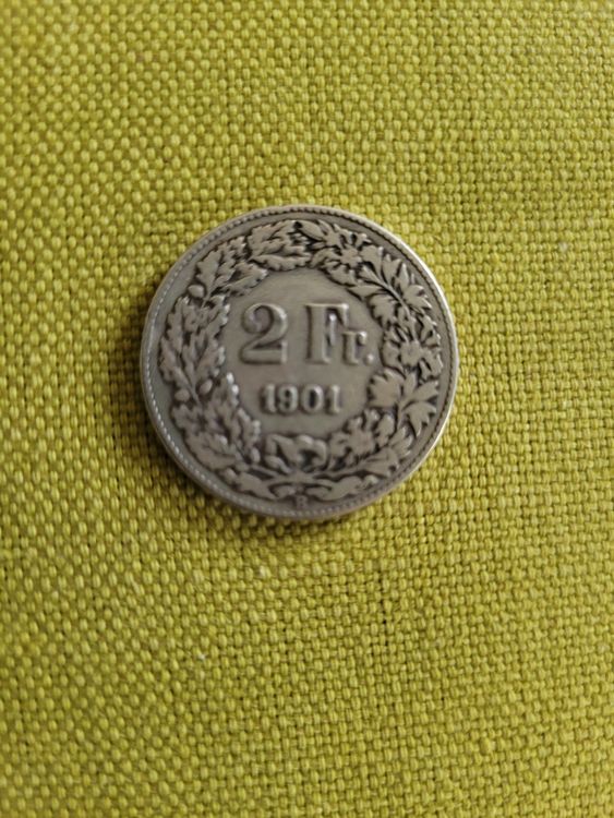 2 Franken 1901 (2) (Gebraucht) in Neuenkirch für CHF 60 – mit Lieferung auf Ricardo kaufen