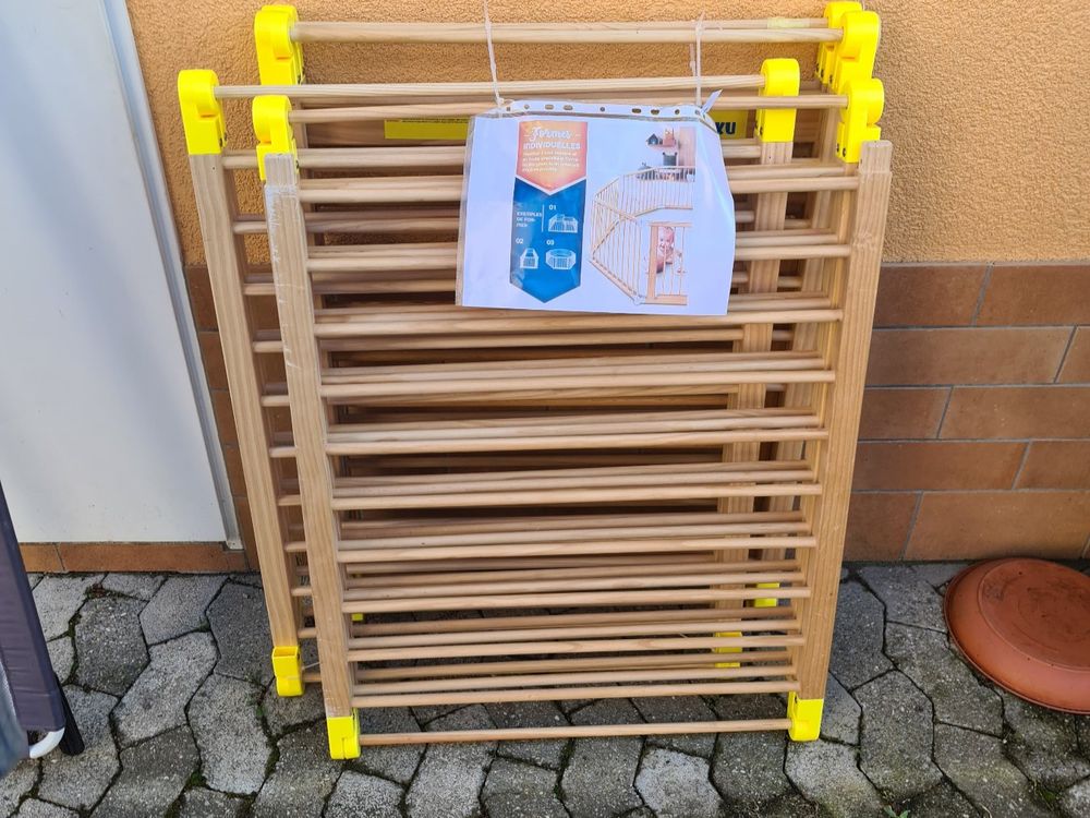 KIDUKU Barrière de sécurité Parc bébé XXL 7,2 mètres, pliant (D ...