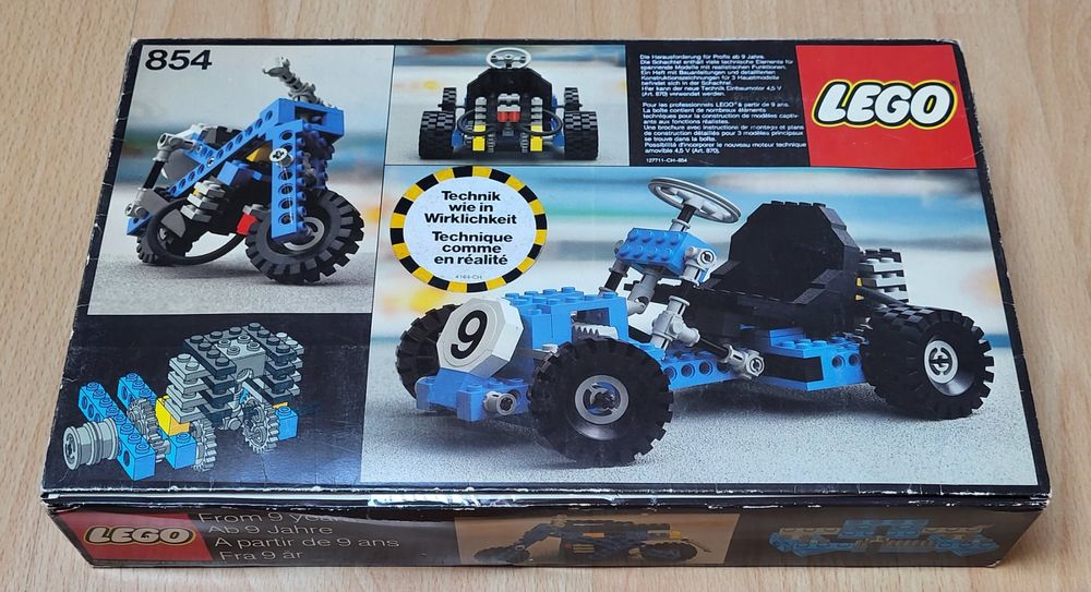 Rarität (!) LEGO Technik 'Go-Kart' (Set 854) 3-in-1 mit OVP | Kaufen ...