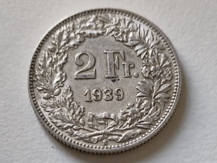 2 Franken 1939 (Gebraucht) in Olten für CHF 8 – mit Lieferung auf Ricardo kaufen
