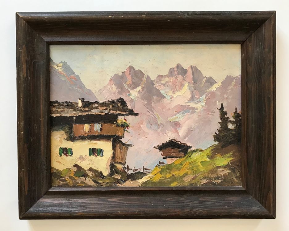 Joli petit tableau de montagne 1948 (Gebraucht) in Penthaz für CHF 100 ...
