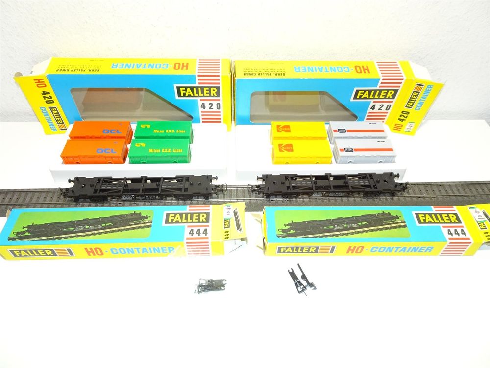 2 Faller Güterwagen Container HO 420 444 (Gebraucht) in Luzern für CHF ...
