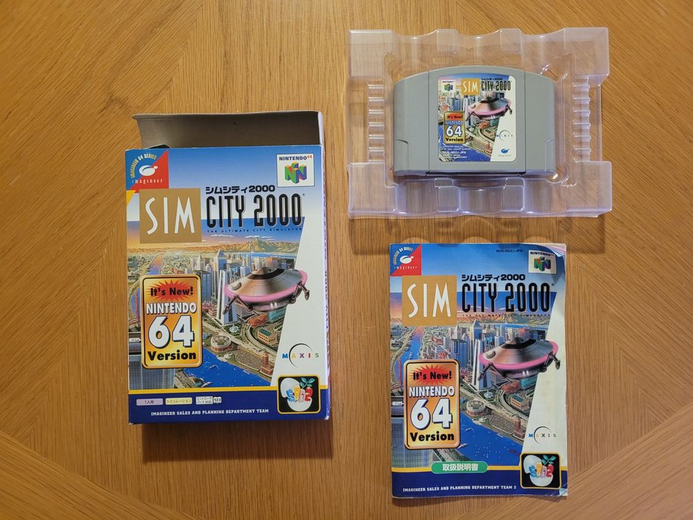 Sim City 2000 Nintendo 64 OVP Japan N64 (Gebraucht) in Münchenstein für ...