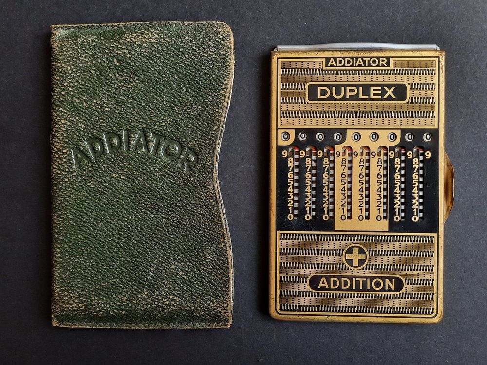 Original Duplex Addiator Taschenrechner 30er Jahre (Gebraucht) in Geroldswil für CHF 22 – mit ...