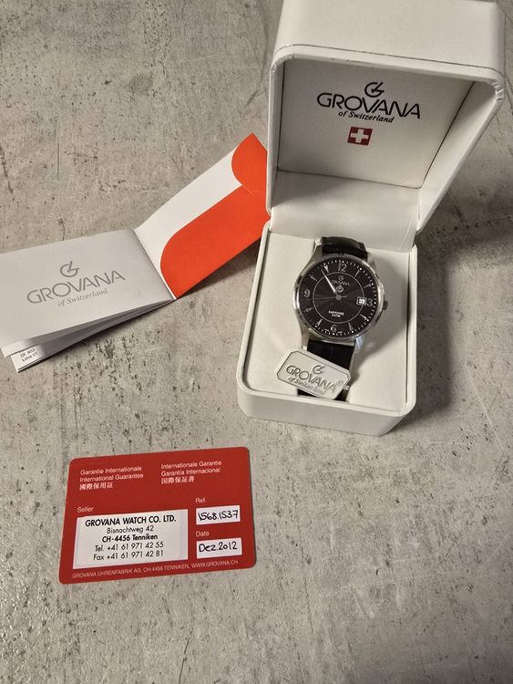 GROVANA Herrenuhr Swiss Made (Neu (gemäss Beschreibung)) in Diessbach b. Büren für CHF 150 – nur ...