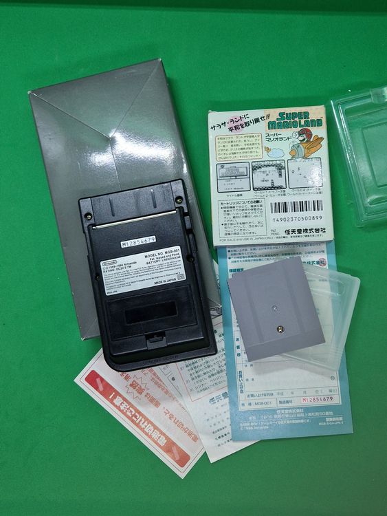 Nintendo Gameboy Pocket schwarz mit Super Mario 1 in OVP (Gebraucht) in ...