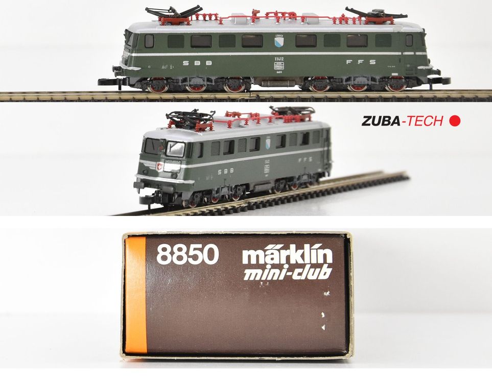 Märklin 8850 E-Lok Ae 6/6 Zürich SBB Spur Z GS mit OVP | Kaufen auf Ricardo