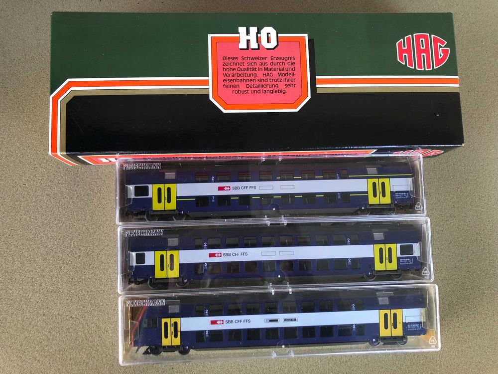 HAG DPZ Re 450 'Volketswil' SBB 4 teilig HO/GS analog | Acheter sur Ricardo