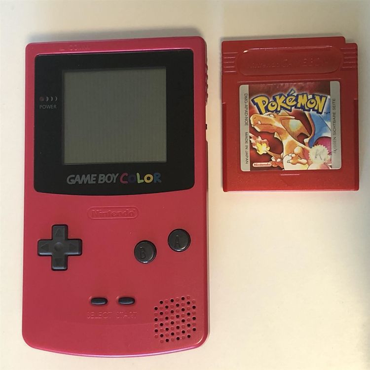 Gameboy Color Rot + Pokemon rot | Kaufen auf Ricardo