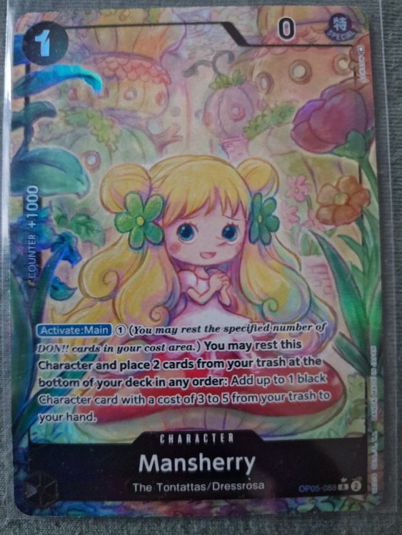 Mansherry Alt Art OP05 One Piece TCG Card Game (Gebraucht) in Basel für ...