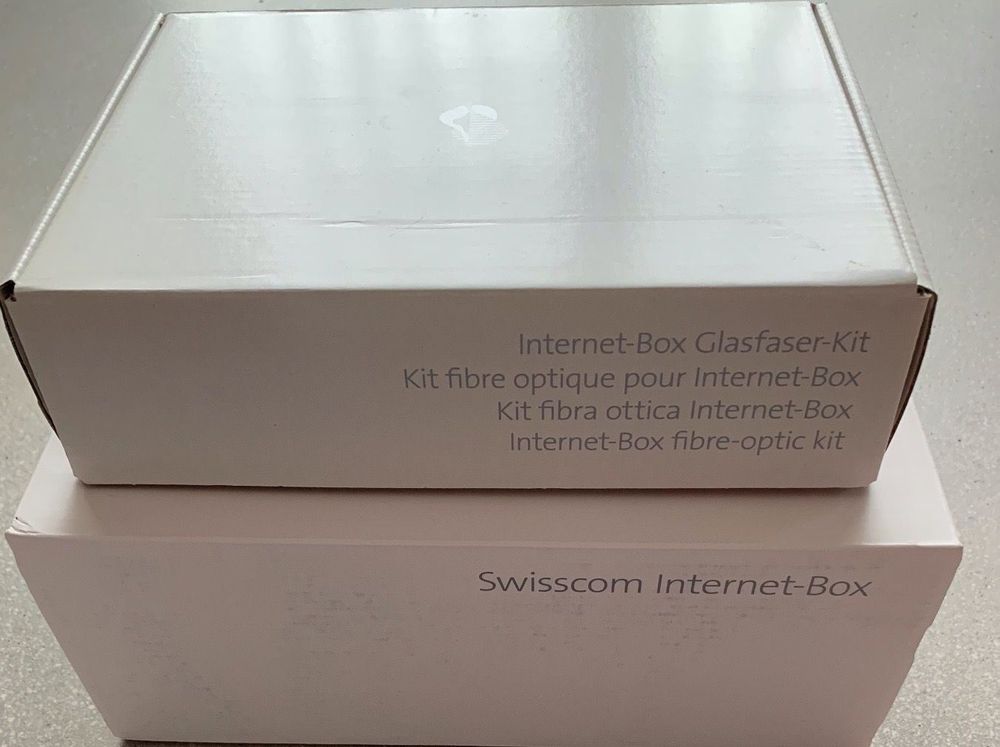 Swisscom Internet-Box mit Glasfaser-Kit (Gebraucht) in Bern für CHF 5 ...