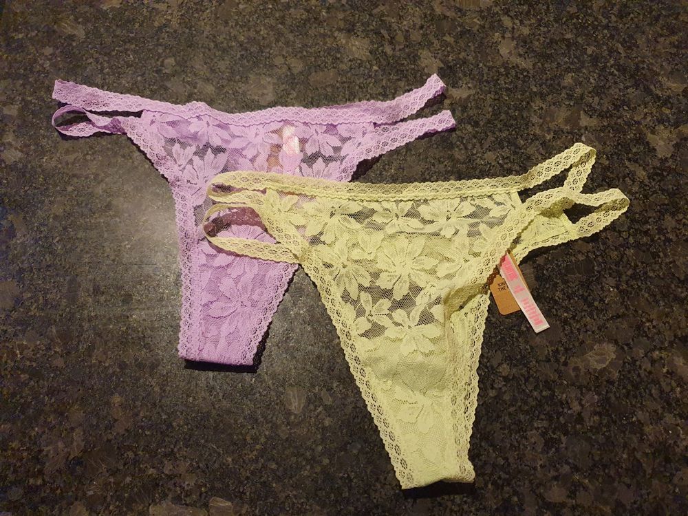2er-Set Strings (Thong) von Victoria's Secret / Pink, L | Kaufen auf ...