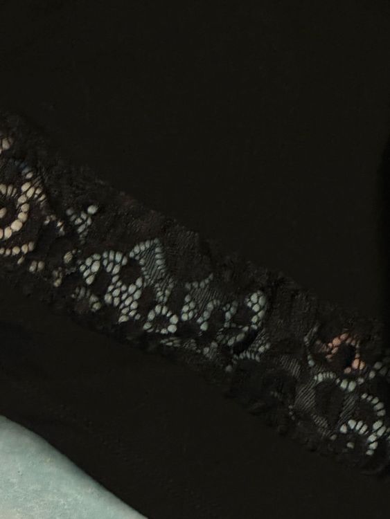 Tally Weijl Black Dress with Lace Details - Emo Gothic (Gebraucht) in ...