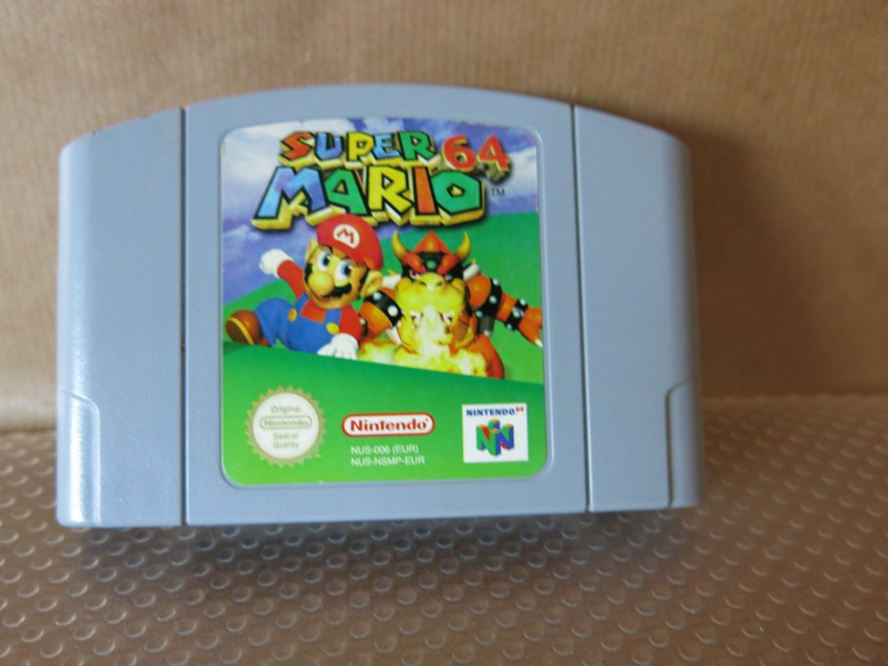 Super Mario 64 Nintendo Jeu Pal Fr vintage 1996 | Kaufen auf Ricardo