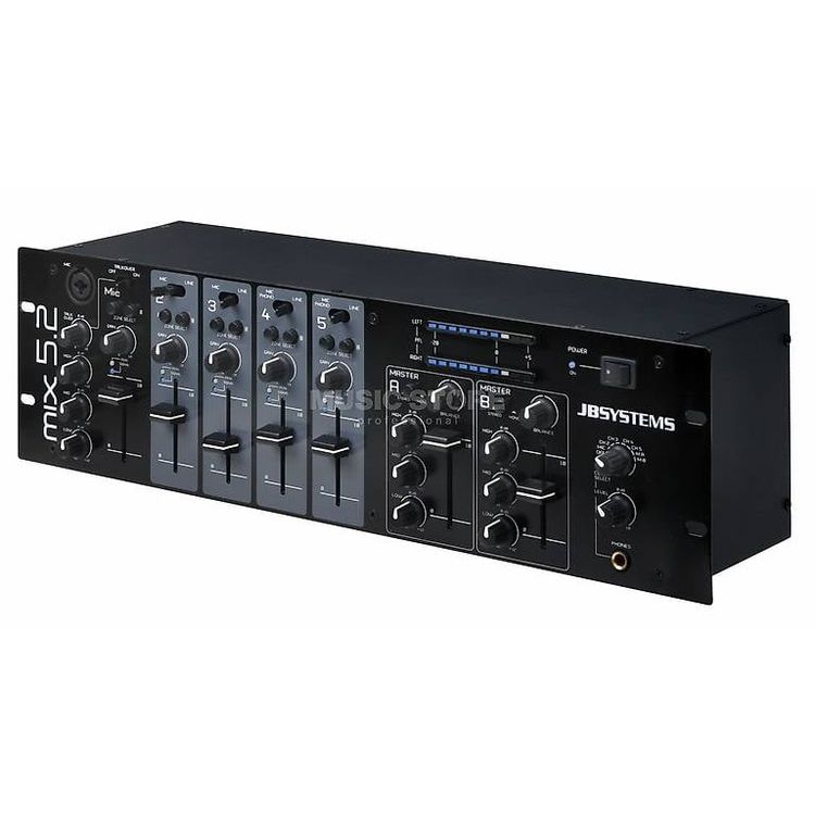 🎛️JB Systems MIX 5.2 Zwei-Zonen-Mixer 3HE Rack Mount Audio (Gebraucht ...
